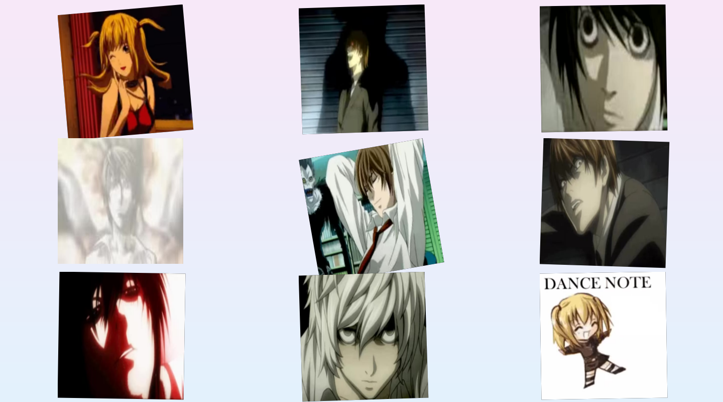 death note - стикеры для Телеграм